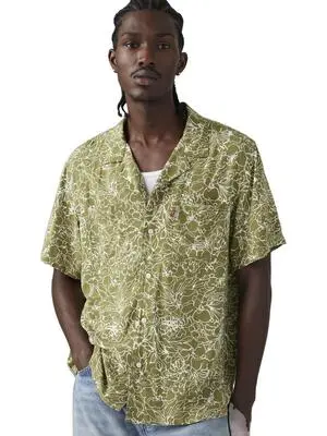 LEVI'S Classic Camp Shirt - Lennox Floral Olive Branch