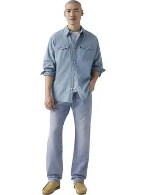 LEVI'S 555 Relaxed Straight Jeans Linen+ Denim - Call Me Again
