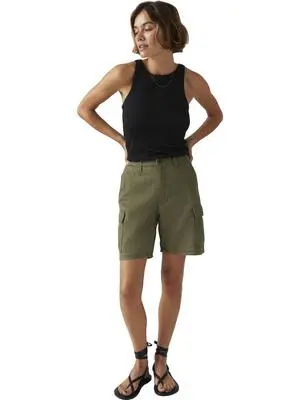 LEVI'S Baggy Cargo Shorts - Army Green