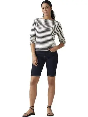 LEVI'S Shaping Bermuda Shorts - Darkest Sky