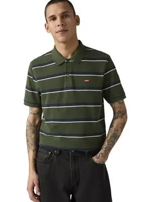 LEVI'S Housemark Polo Shirt - Alden Stripe Duffel Bag