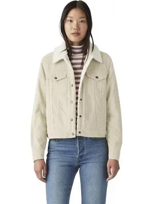 LEVI'S Original Sherpa Trucker Jacket - Egret