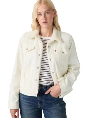 LEVI'S Original Sherpa Trucker Jacket - Egret