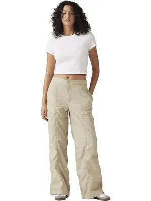 LEVI'S Baggy Parachute Pants - White Pepper