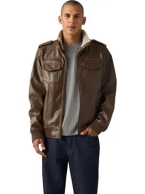 LEVI'S Military Bomber Jacket - Saddle