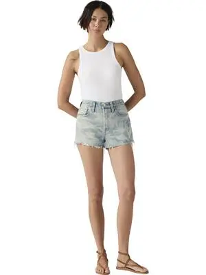 LEVI'S 501 Original High-rise Denim Shorts - Floralish Short