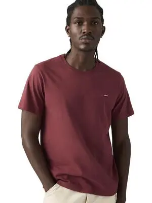 LEVI'S Original Housemark T-shirt - Oxblood Red