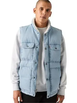 LEVI'S Utility Quilted Vest - Denim