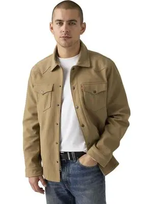 LEVI'S Faux Suede Shacket - Tan