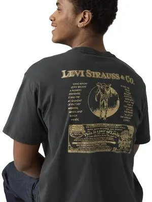 LEVI'S Vintage Fit Graphic T-shirt - Archival Saddle Man Phantom