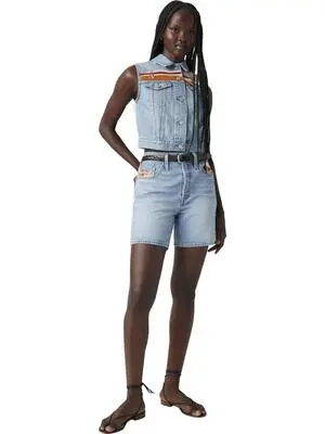 LEVI'S 501 Original Fit High Rise Mid-thigh Lightweight Shorts - Desert Utopia Short