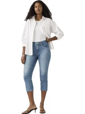 LEVI'S 311 Shaping Skinny Capri Jeans - Camp Denim