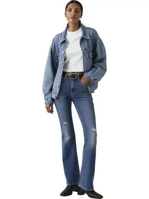 LEVI'S 726 High-rise Flare Jeans - Post Crush