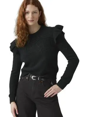 LEVI'S Shane Flutter Sleeve Sweater - Anthracite Night