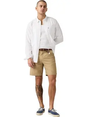 LEVI'S Authentic Relaxed Fit Lightweight Twill Shorts - Harvest Gold