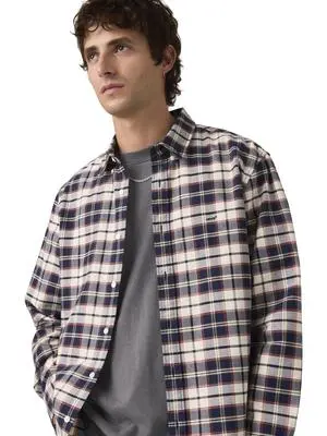 LEVI'S Authentic Button-down Shirt - Atila Plaid Dress Blues
