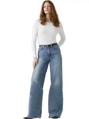 LEVI'S 728 High-rise Wide-leg Jeans - Sweet Success