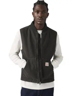 LEVI'S Sansome Canvas Vest - Meteorite