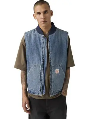 LEVI'S Sansome Denim Vest - Sunburnt