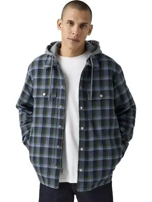 LEVI'S Francisco Sherpa Flannel Jacket Beau Plaid