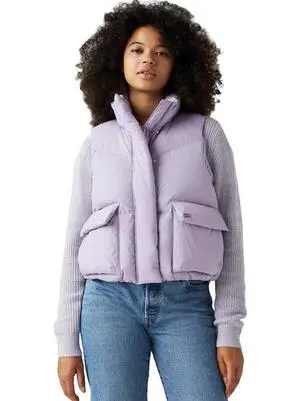 LEVI'S Western Bubble Puffer Vest - Heirloom Lilac