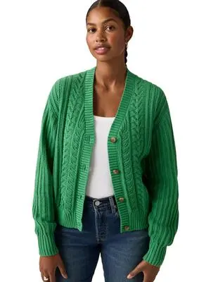 LEVI'S Buttoned Cardigan - Pine Green