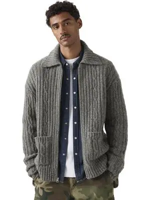 LEVI'S Telegraph Zip Cardigan - Quarry