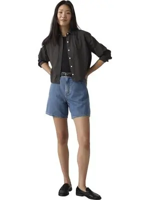 LEVI'S High-rise Baggy Denim Shorts - Own It Tencel