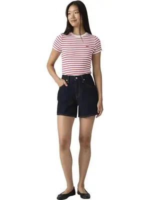 LEVI'S Cinch Mid-thigh Denim Shorts - Public Persona