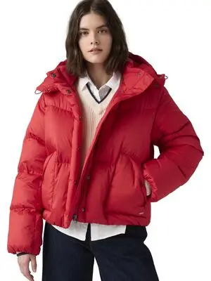 LEVI'S Western Bubble Puffer Jacket - True Red