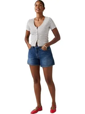 LEVI'S Cinch Mid-thigh Denim Shorts - Kiss Goodbye Short