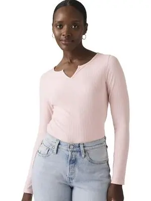 LEVI'S Supersoft Long-sleeve Top - Crystal Pink