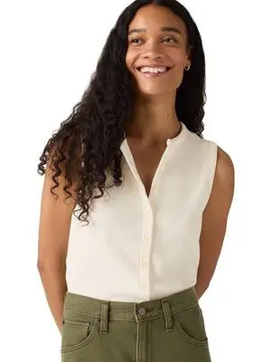LEVI'S Button-up Top - Egret