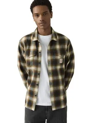 LEVI'S Long-sleeve Worker Shirt - Hound Dog Plaid