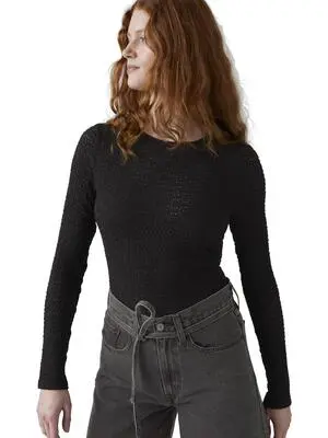 LEVI'S Anika Crewneck Top - Anthracite Night