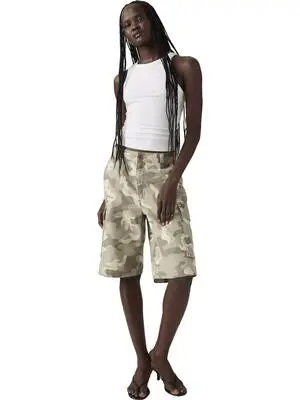 LEVI'S Baggy Dad Cargo Shorts - Grey