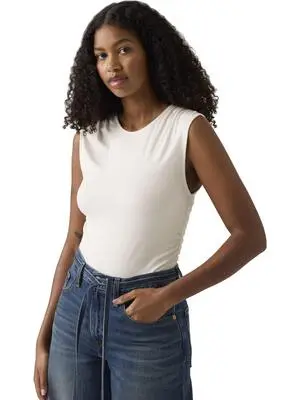 LEVI'S Crystal Ruched Top - Sugar Swizzle
