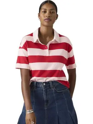 LEVI'S Aries Rugby Polo - Tory Stripe Crystal