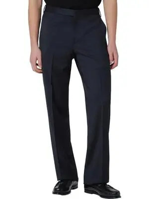 LARDINI Virgin Wool Trousers - Blue