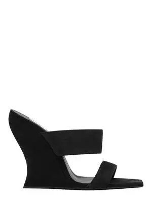 Alaïa Wave Mules - Black
