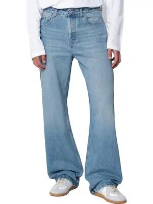Jacquemus Straight-leg Jeans In Washed Denim - Blue
