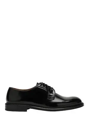DOUCAL'S Leather Lace-up - Black