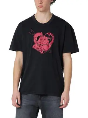 Our Legacy T-shirt With Love Story Print - Black