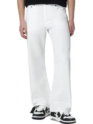 OFF-WHITE™ Trousers With Logo - White