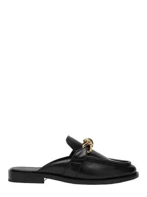 Bottega Veneta Astaire Moccasin Sabot - Black