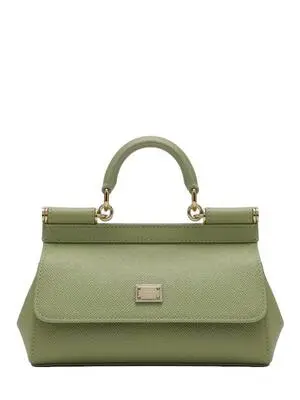 Dolce & Gabbana Sicily Small Top Handle Bag - Green