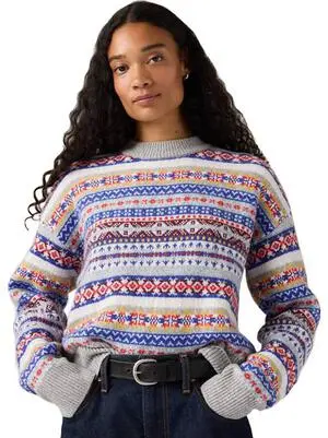 LEVI'S Ines Fairisle Sweater - Tawny Port