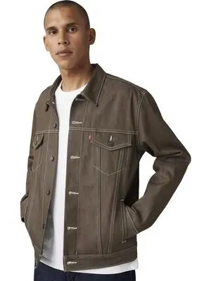 LEVI'S Trucker Jacket - Dark Brown Rigid