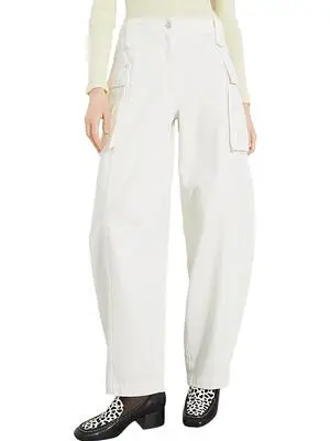 Max & Co. Drill Balloon Trousers - Cream
