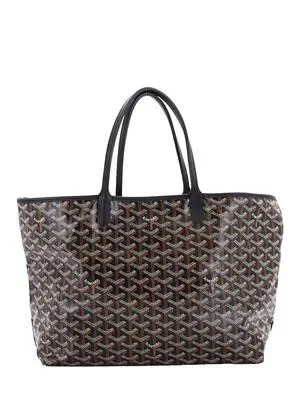 GOYARD Pm Saint Louis Tote Coated Canvas - Black